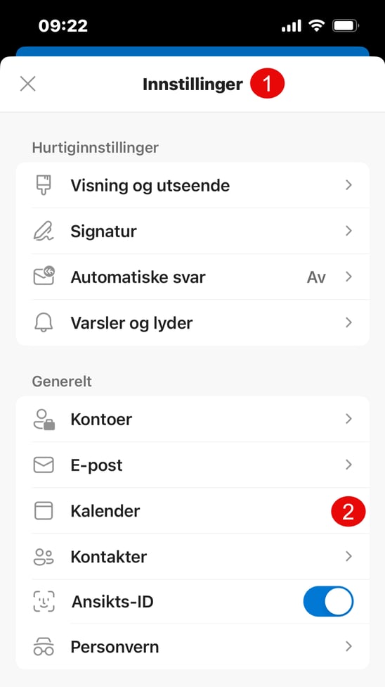 Hvordan vise ukenummer i nye Outlook kalenderen